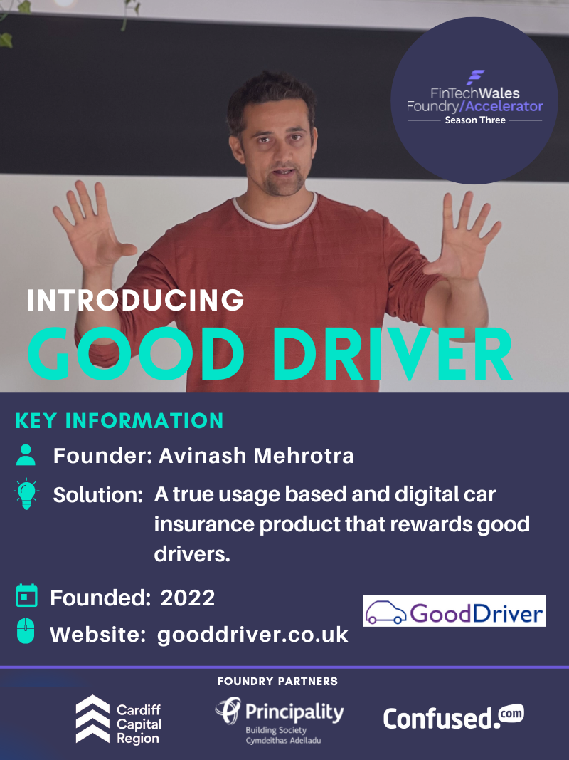 FinTech Wales Foundry Season 3 – Introducing Good Driver - FinTech Wales
